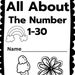 Number Worksheets Color, Tracing, Find, Before and After Numbers to 1 ...