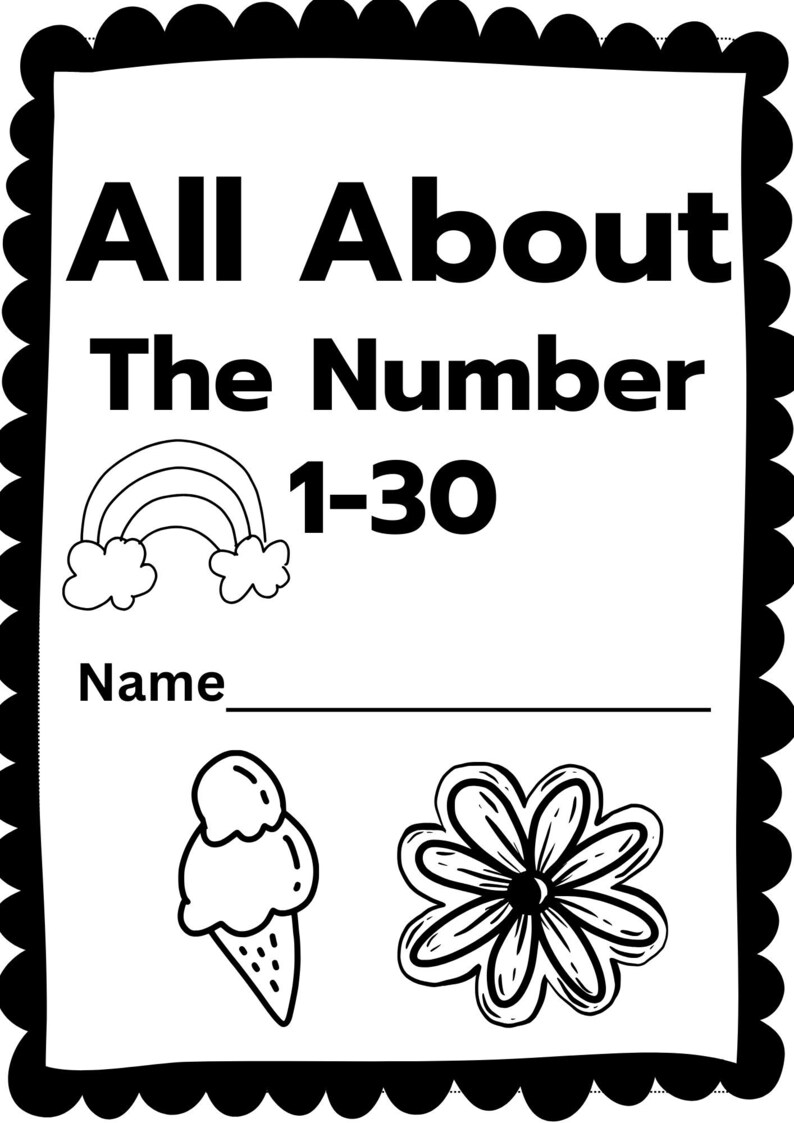 Number Worksheets Color, Tracing, Find, Before and After Numbers to 1 ...