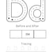 Alphabet Worksheets Tracing Before and After the Letter Activities ...