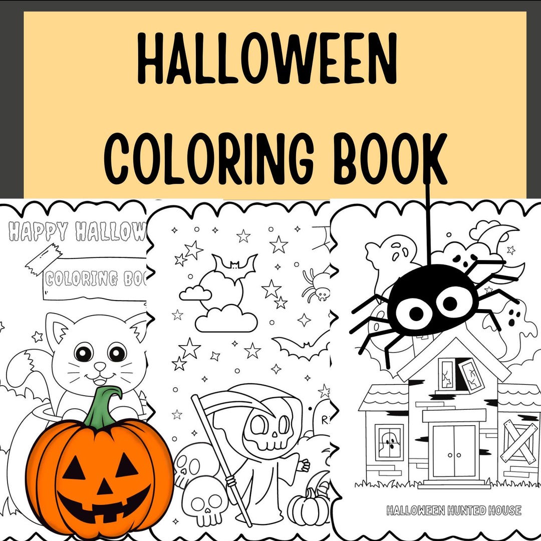 Halloween Coloring Worksheets Printable Homeschool Teacher Resources ...
