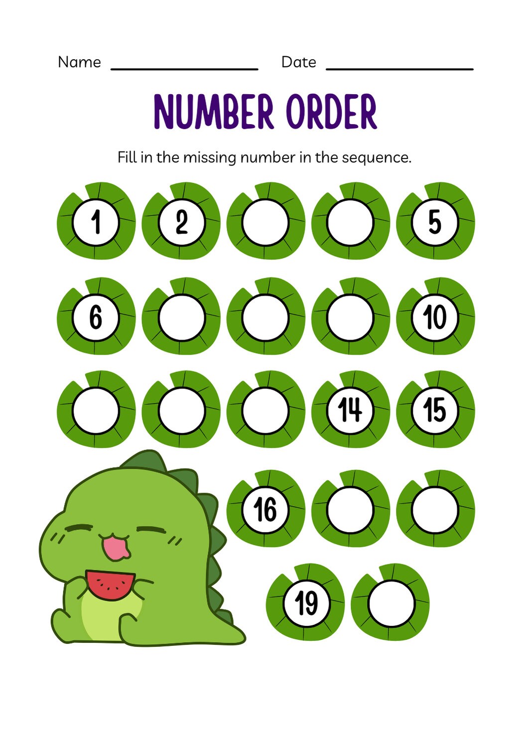 Math Worksheet: Number Tracing, Writing, Number Order Activities ...