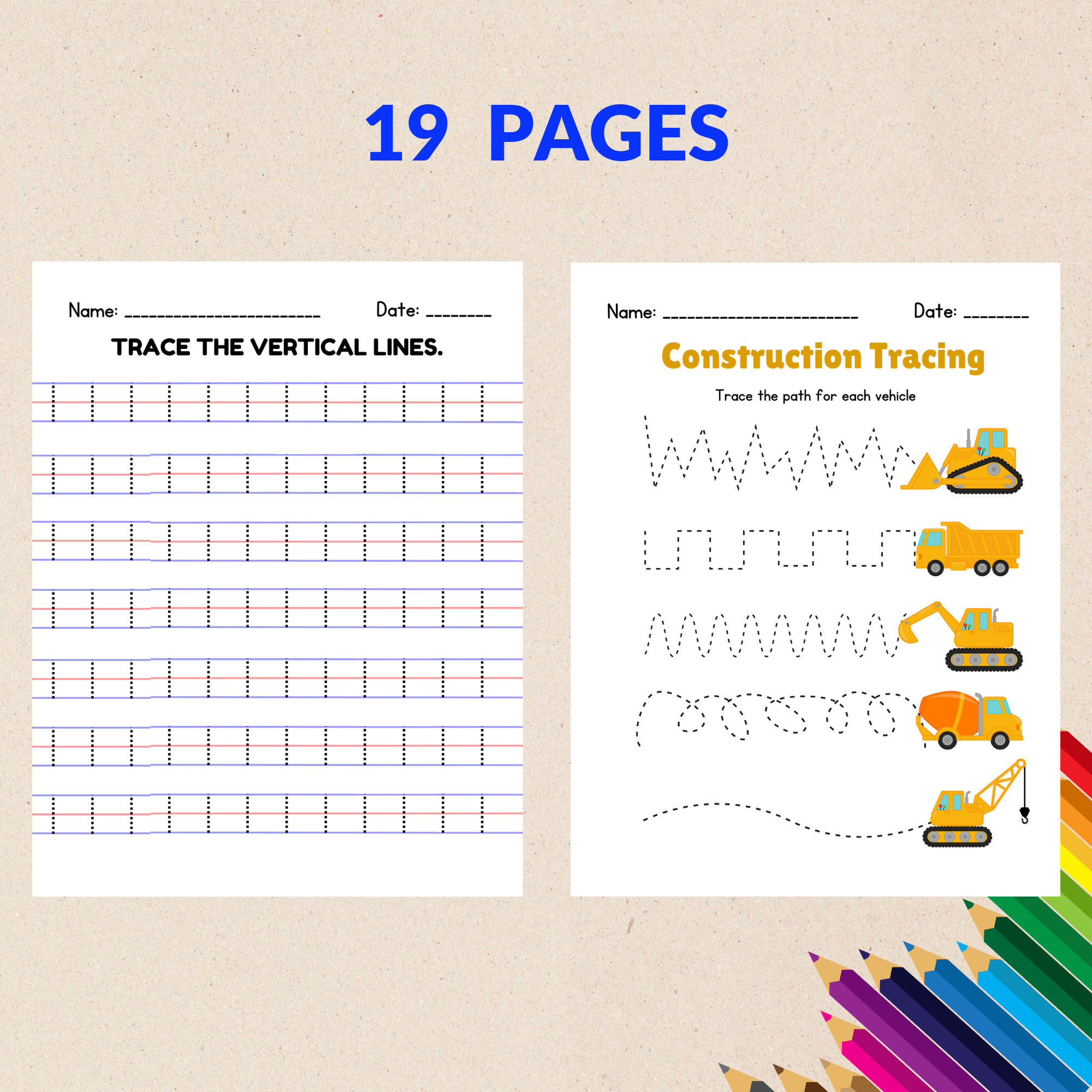 Preschool Shapes , Preschool Line Tracing Worksheets , Trace Primary ...
