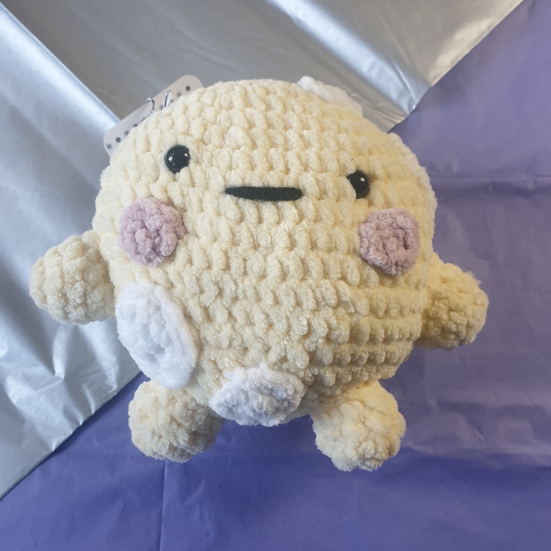 Crochet Baby Moon Plushie Handmade Stuffed Toy Moon Solar - Etsy