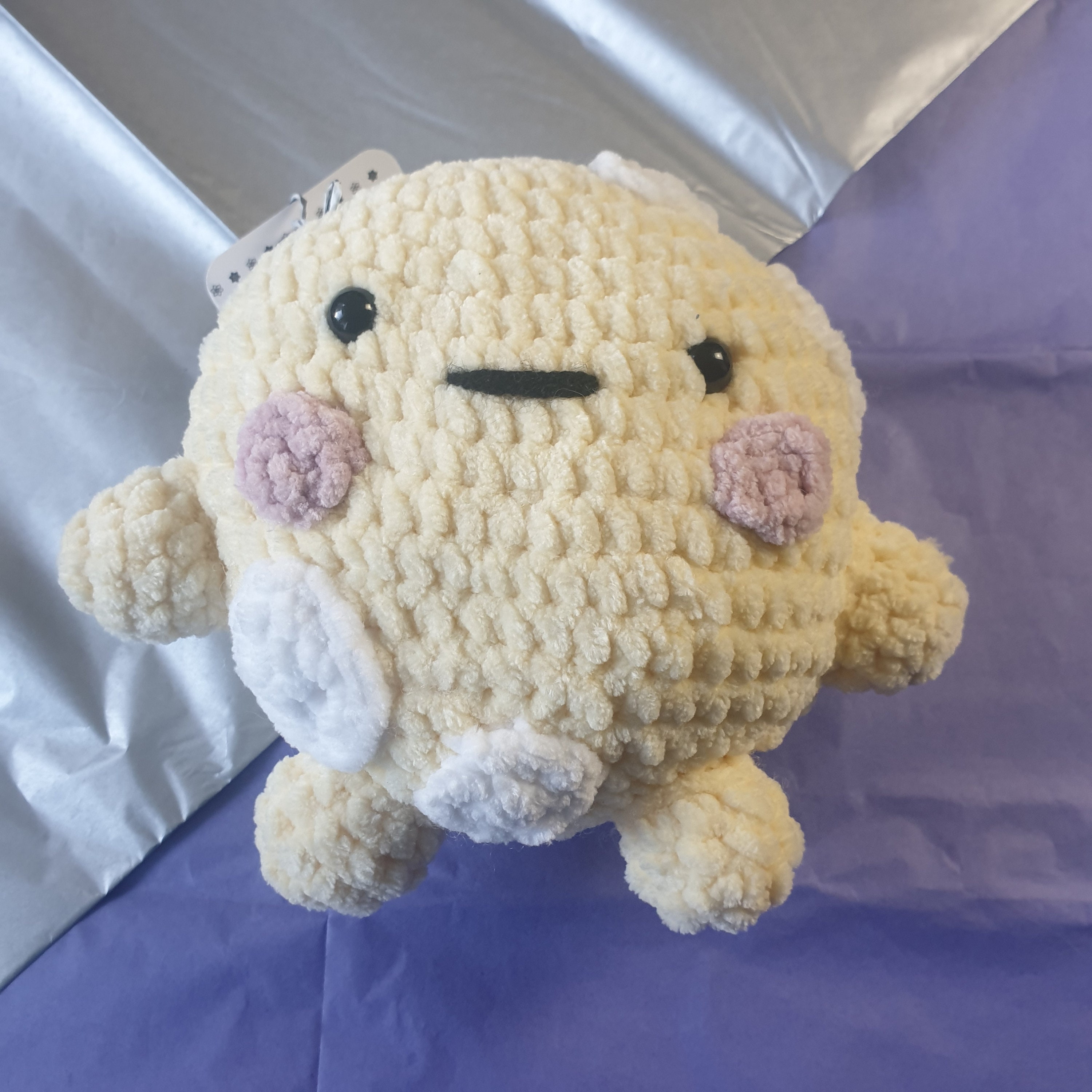 Crochet Baby Moon Plushie Handmade Stuffed Toy Moon Solar System ...