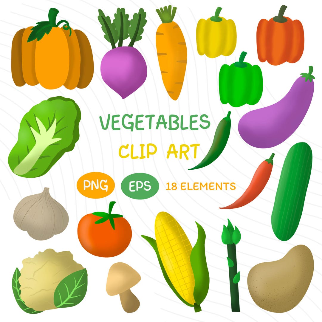 Vegetables / Clip Art - Etsy
