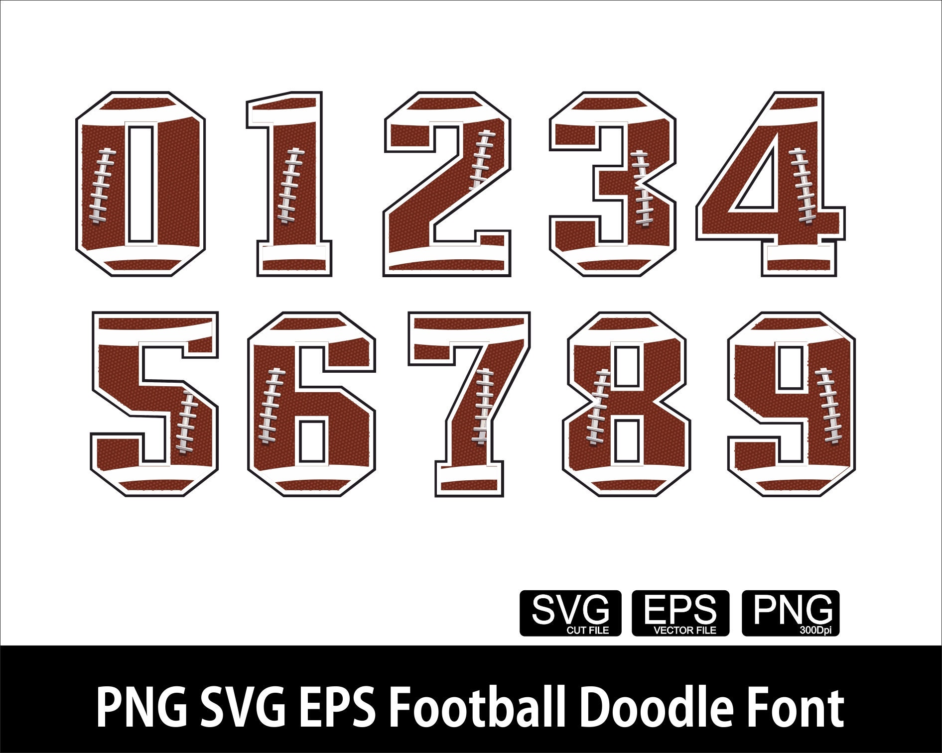 American Football College Font Png Svg Eps Sport Font Football Letters ...