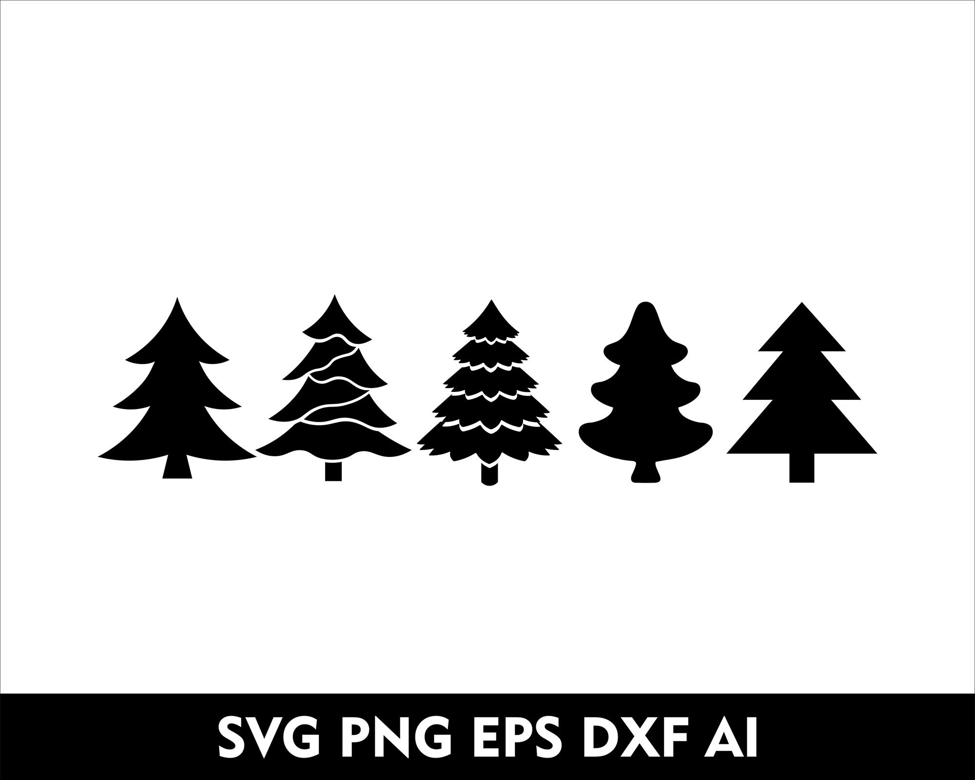 Christmas Tree Svg Bundle Christmas Svg Christmas Tree Svg - Etsy