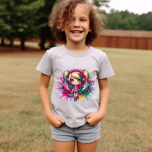 Little Dolly Girl PNG Design Sublimation Cup Tshirt Design High ...