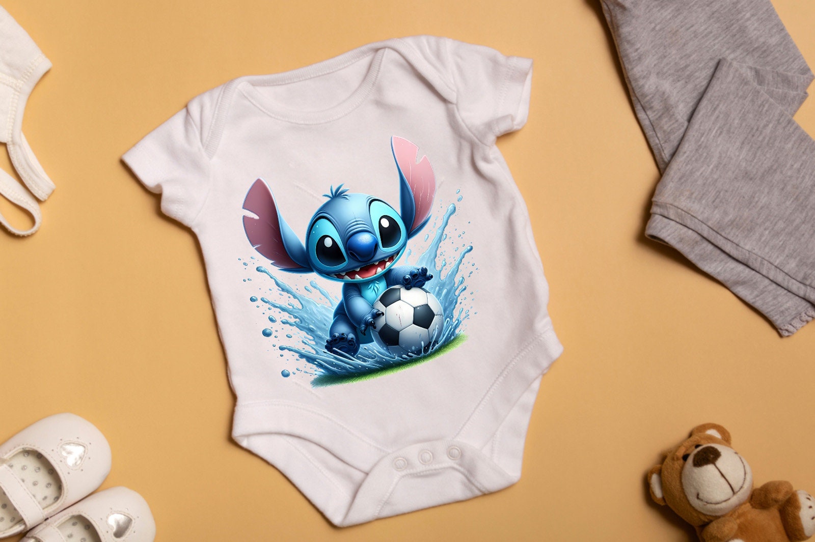 5 PNG Stitch Soccer Splash and Watercolor Transparent PNG File for ...