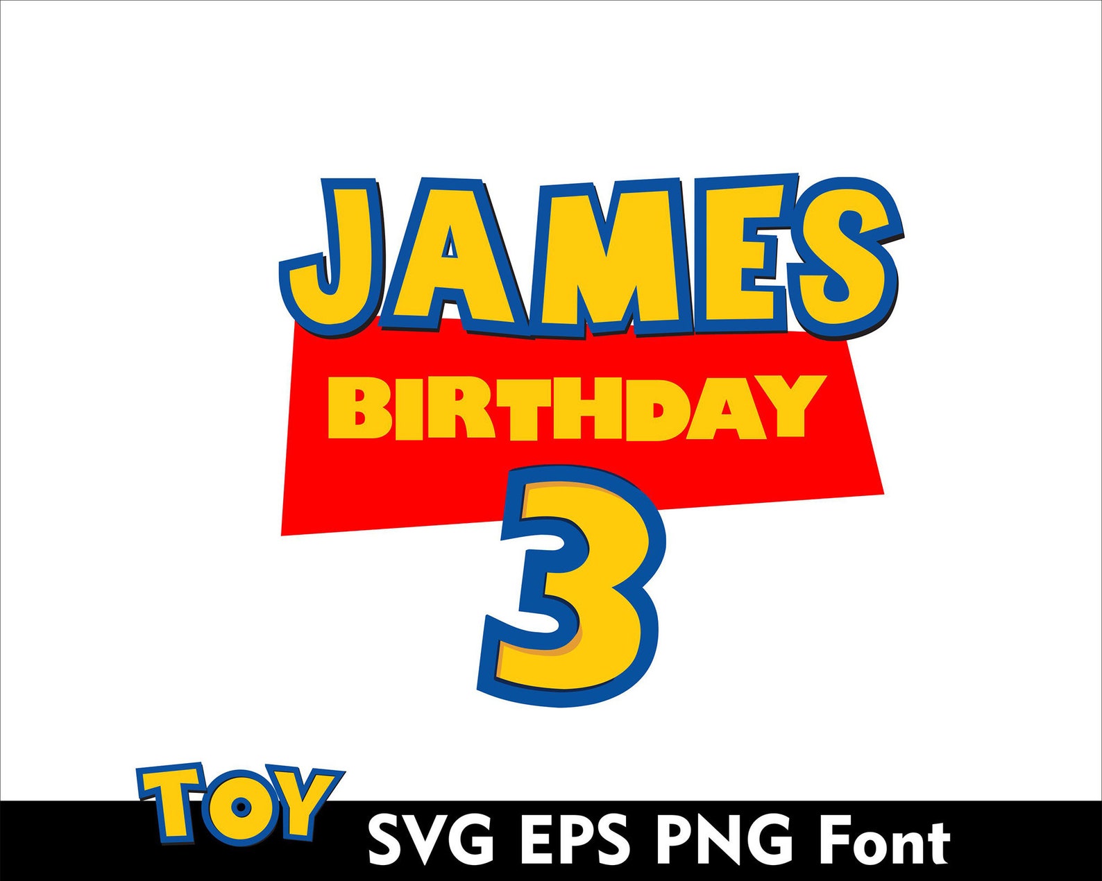 Toy Story Font SVG Toy Story Alphabet SVG Birthday Font, Toy Story ...