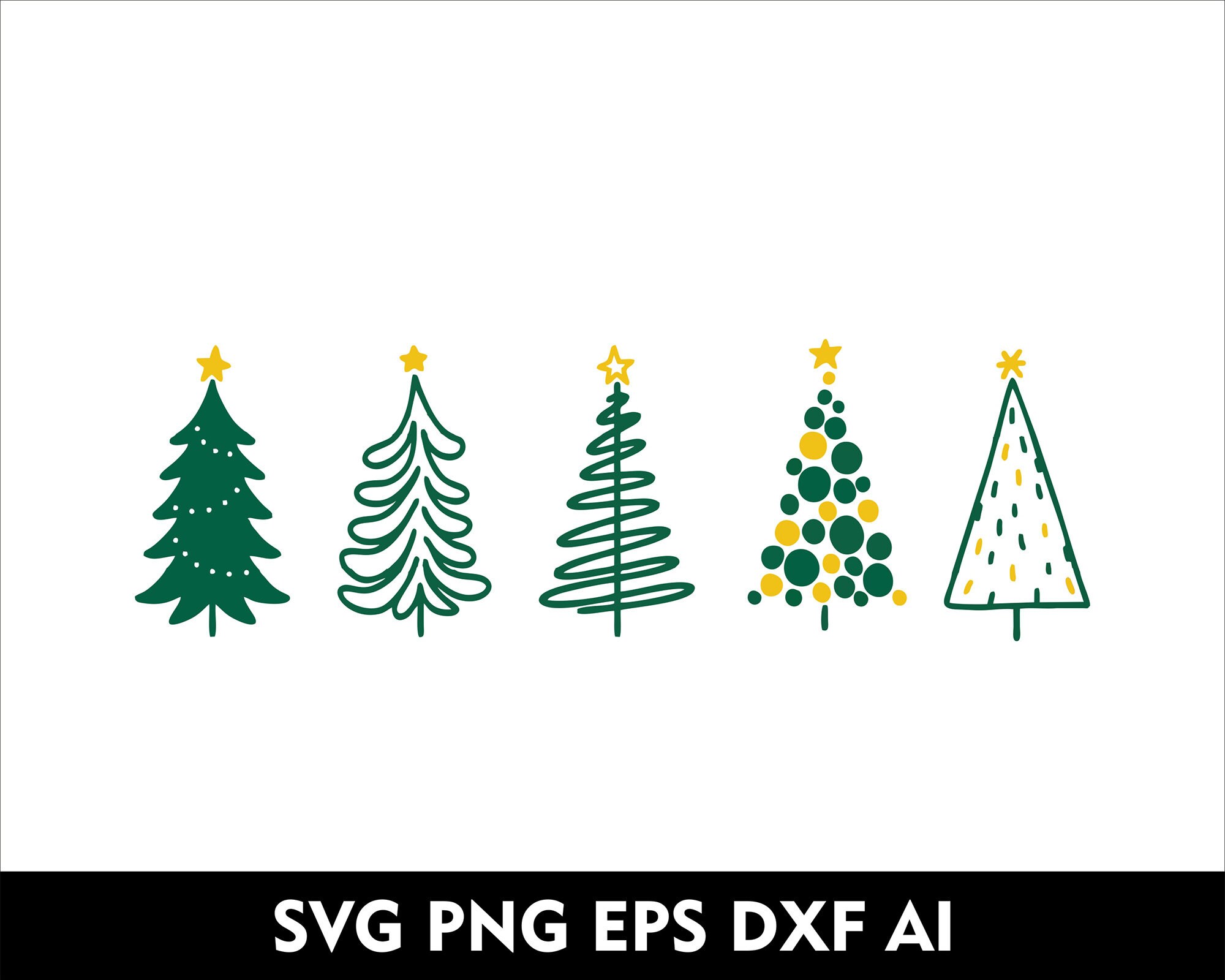 Christmas Tree Svg Bundle Christmas Svg Christmas Tree Svg - Etsy