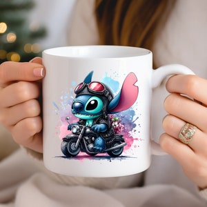 5 PNG Stitch Biker Splash and Watercolor Transparent PNG File for ...