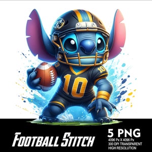 5 PNG Stitch Football Splash and Watercolor Transparent PNG for ...
