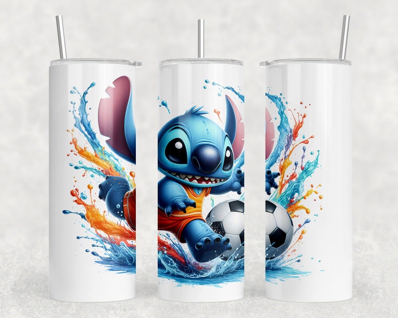 5 PNG Stitch Soccer Splash and Watercolor Transparent PNG File for ...