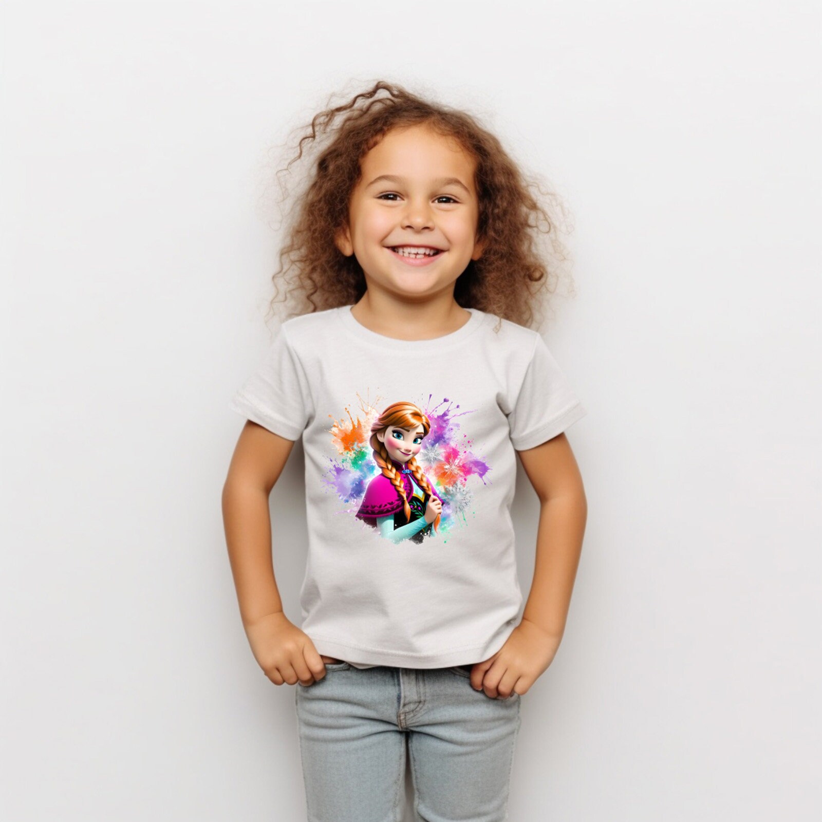 5 PNG Princess Anna Splash and Watercolor Transparent PNG File for ...