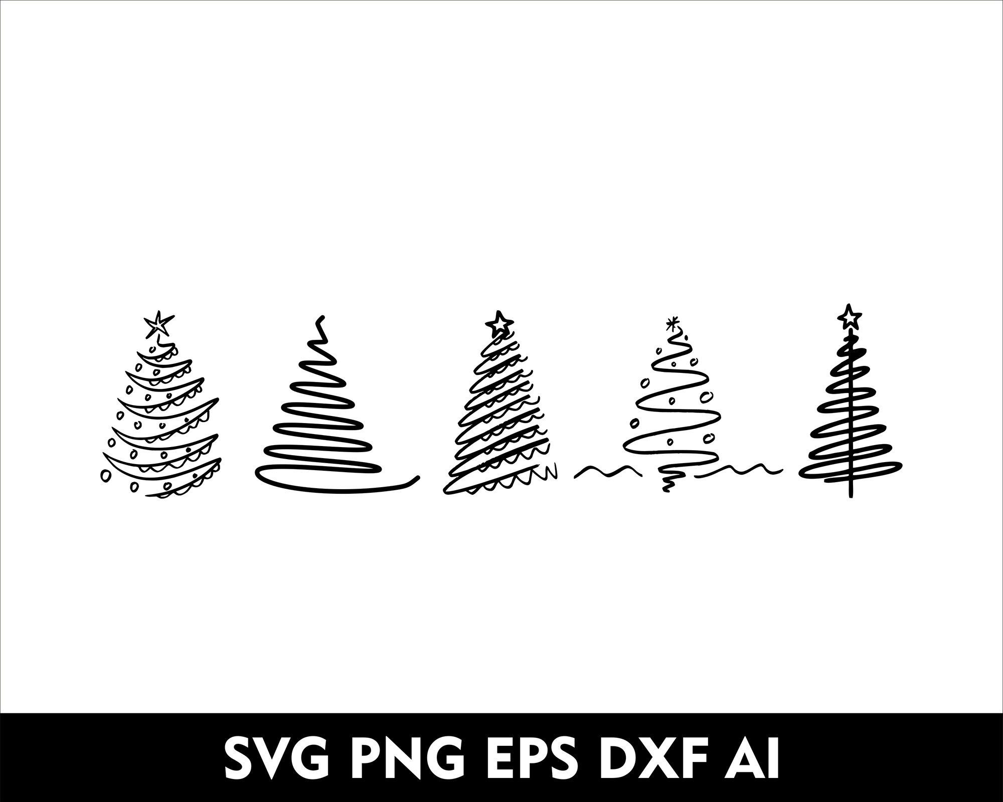 Christmas Tree Svg Bundle Christmas Svg Christmas Tree Svg - Etsy