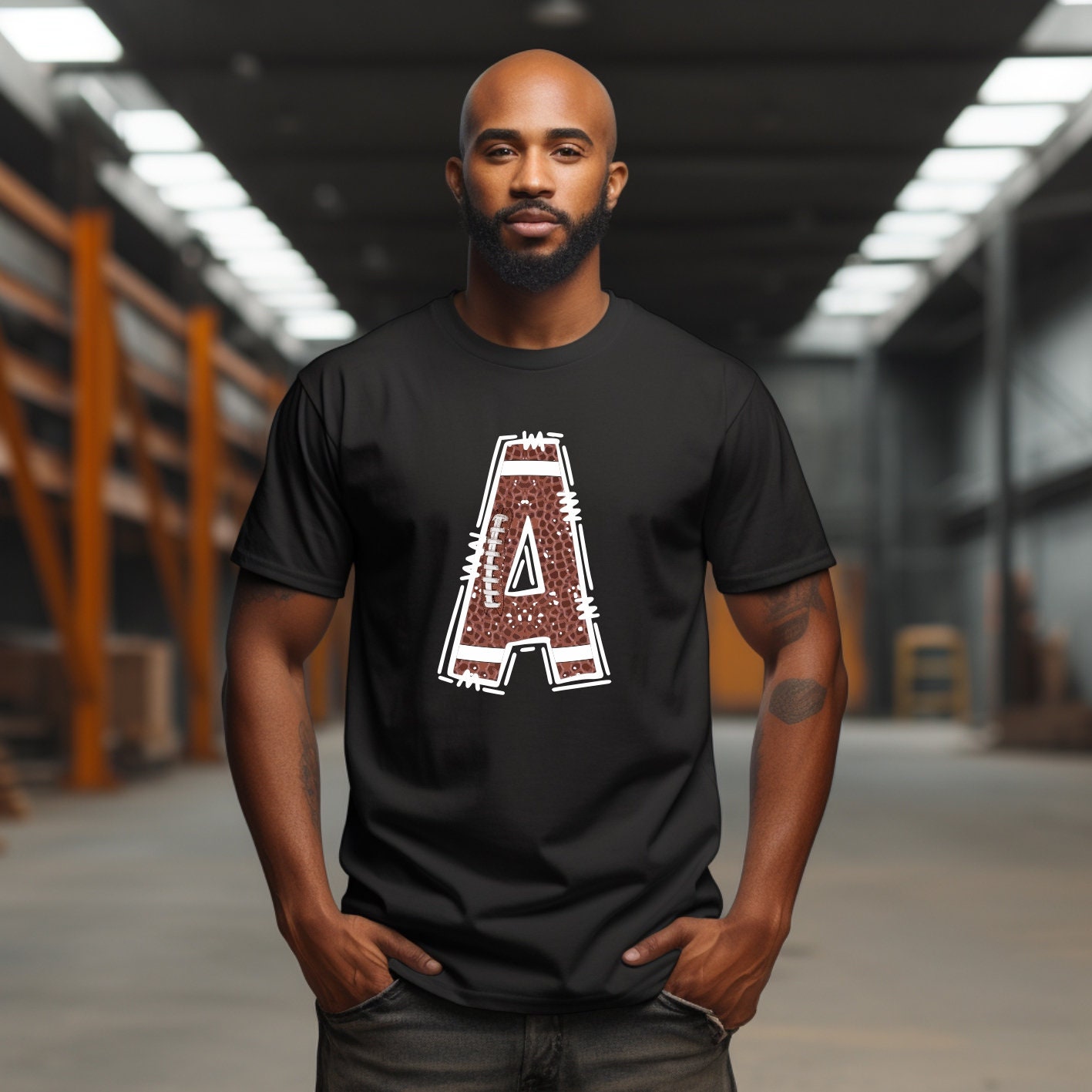 American Football PNG SVG Font Football Letters PNG Football Doodle Png ...