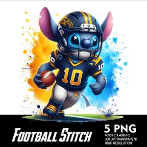5 PNG Stitch Football Splash and Watercolor Transparent PNG for ...