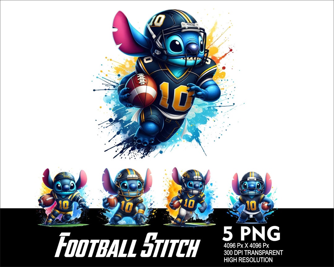 5 PNG Stitch Football Splash and Watercolor Transparent PNG for ...