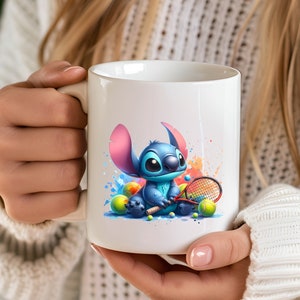 5 PNG Stitch Tennis Splash and Watercolor Transparent PNG File for ...