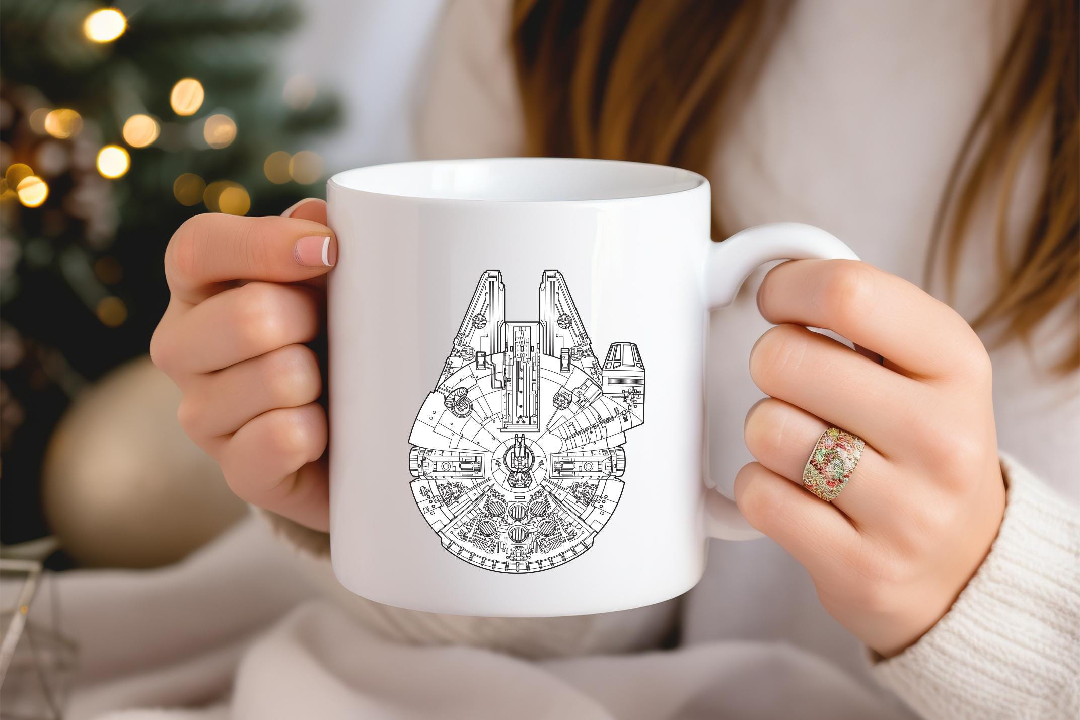 Star Wars Millennium Falcon SVG Star Wars Ships Vector Plans Svg Eps ...