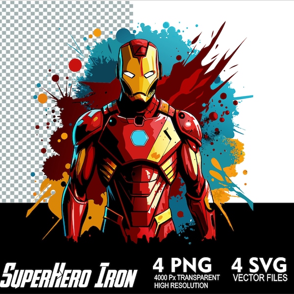Iron Man Svg - Etsy