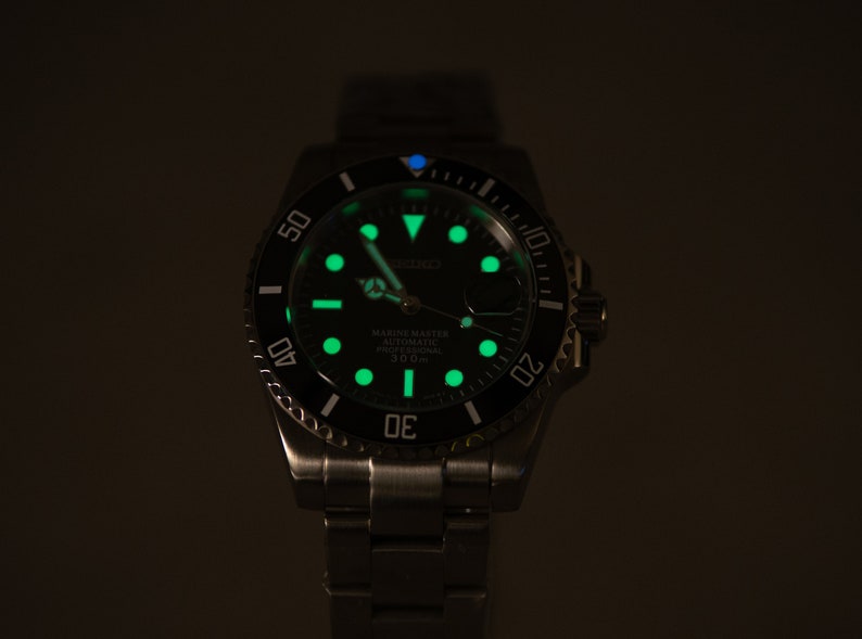 Custom Seiko Mod Submariner Style 40mm Automatic Dive Watch - Etsy