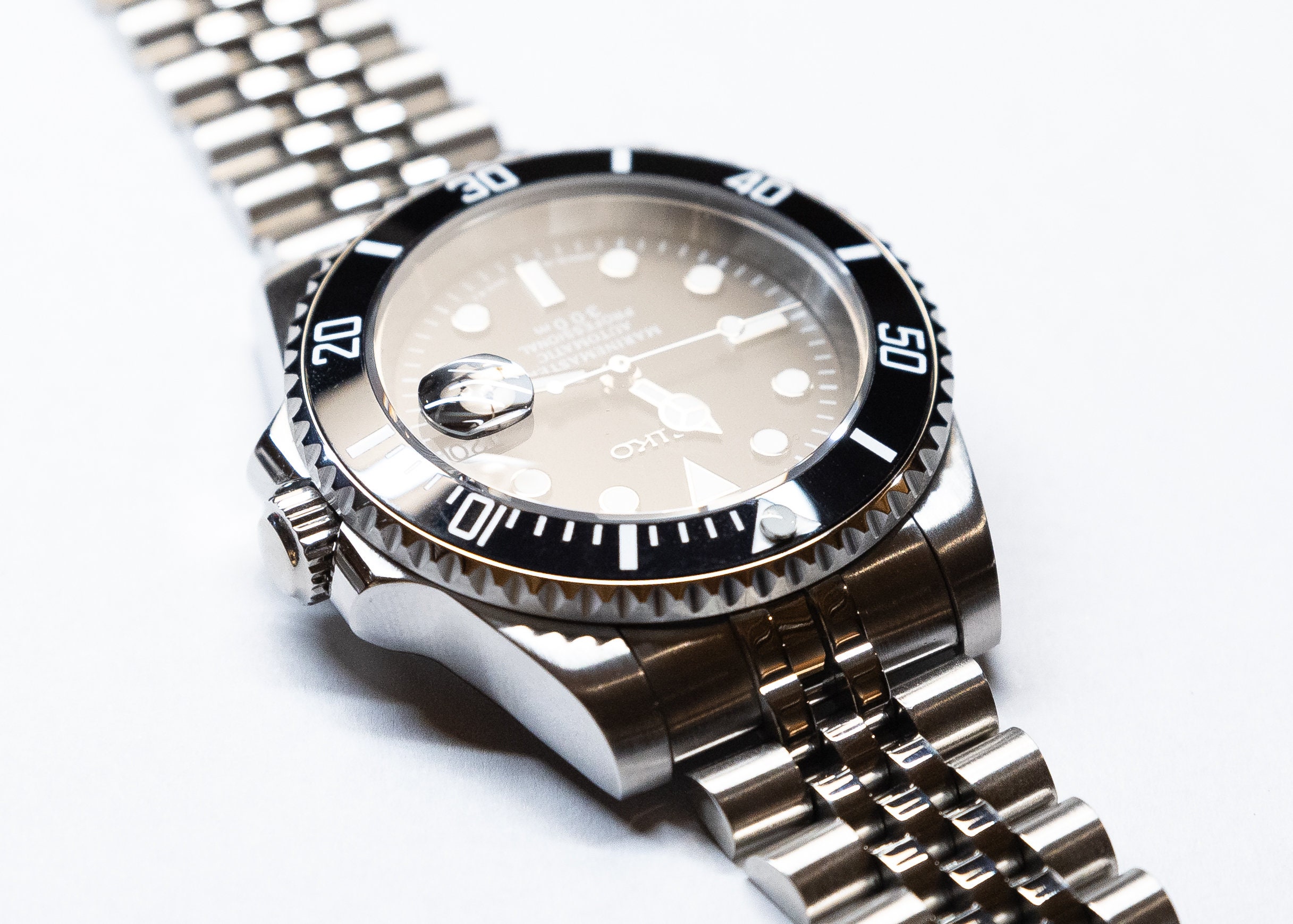 Custom Seiko Mod Submariner Style 40mm Automatic Dive Watch - Etsy