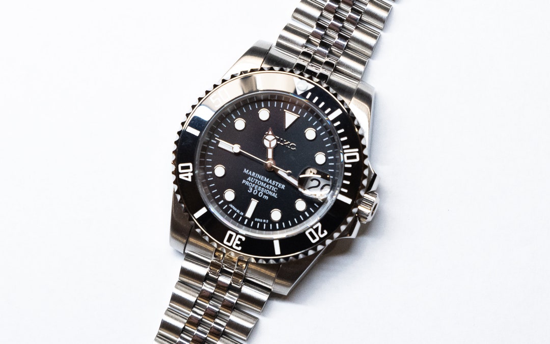 Custom Seiko Mod Submariner Style 40mm Automatic Dive Watch - Etsy