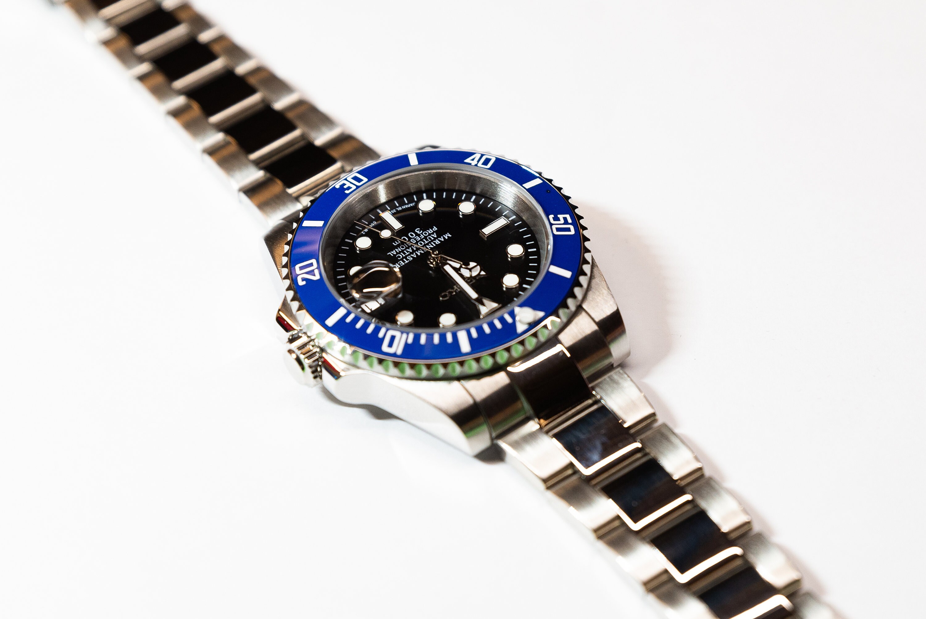 Submariner Cookie Monster Style Custom Seiko Mod 40mm Automatic Dive Watch - Etsy