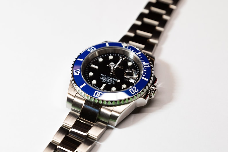 Submariner Cookie Monster Style Custom Seiko Mod 40mm Automatic Dive Watch - Etsy