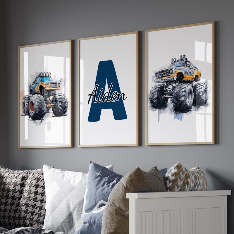 Abstract Monsters Art Print - Etsy