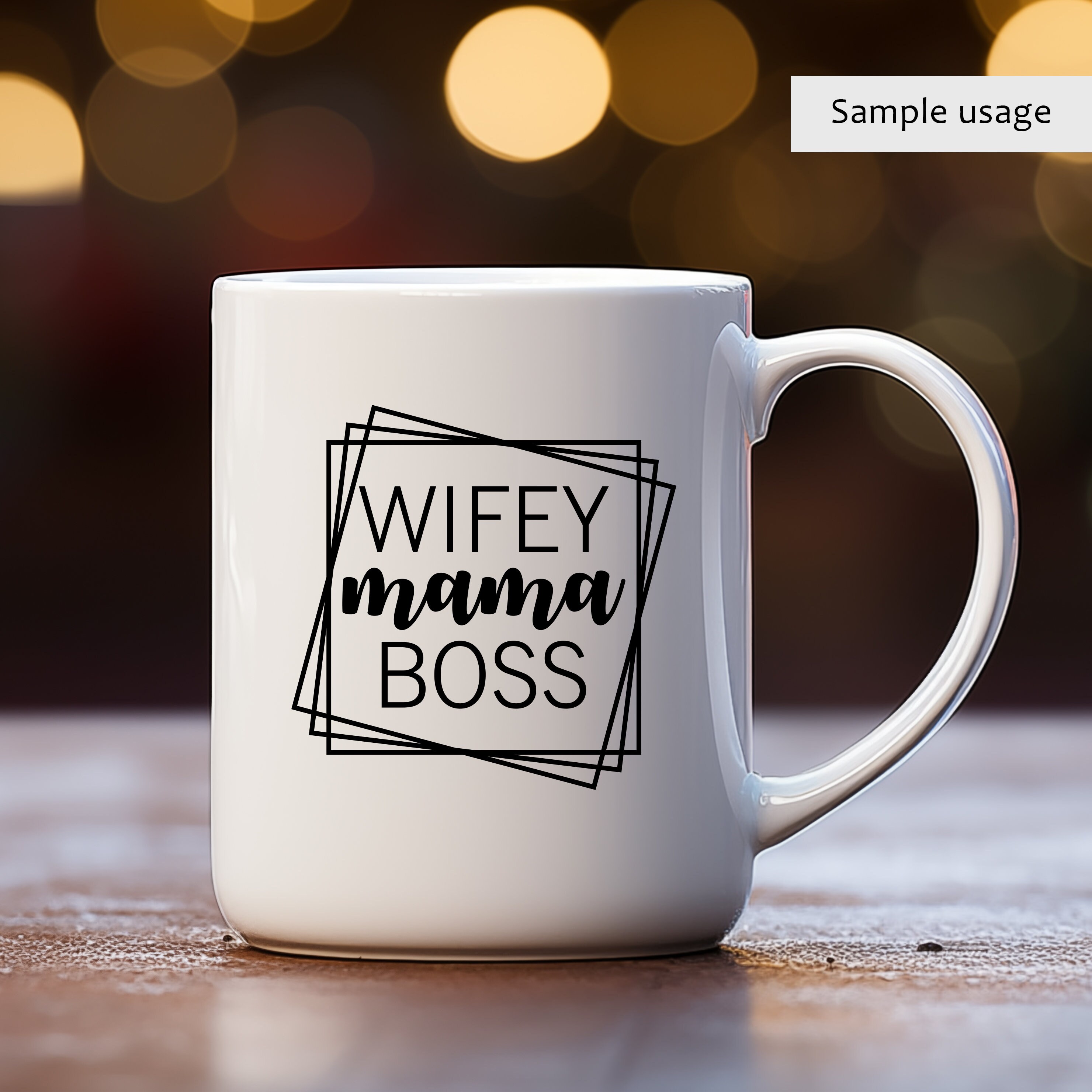 Wifey Mama Boss Svg PNG, Mama Svg, Mama Shirt Design, Mama Png, Mother ...