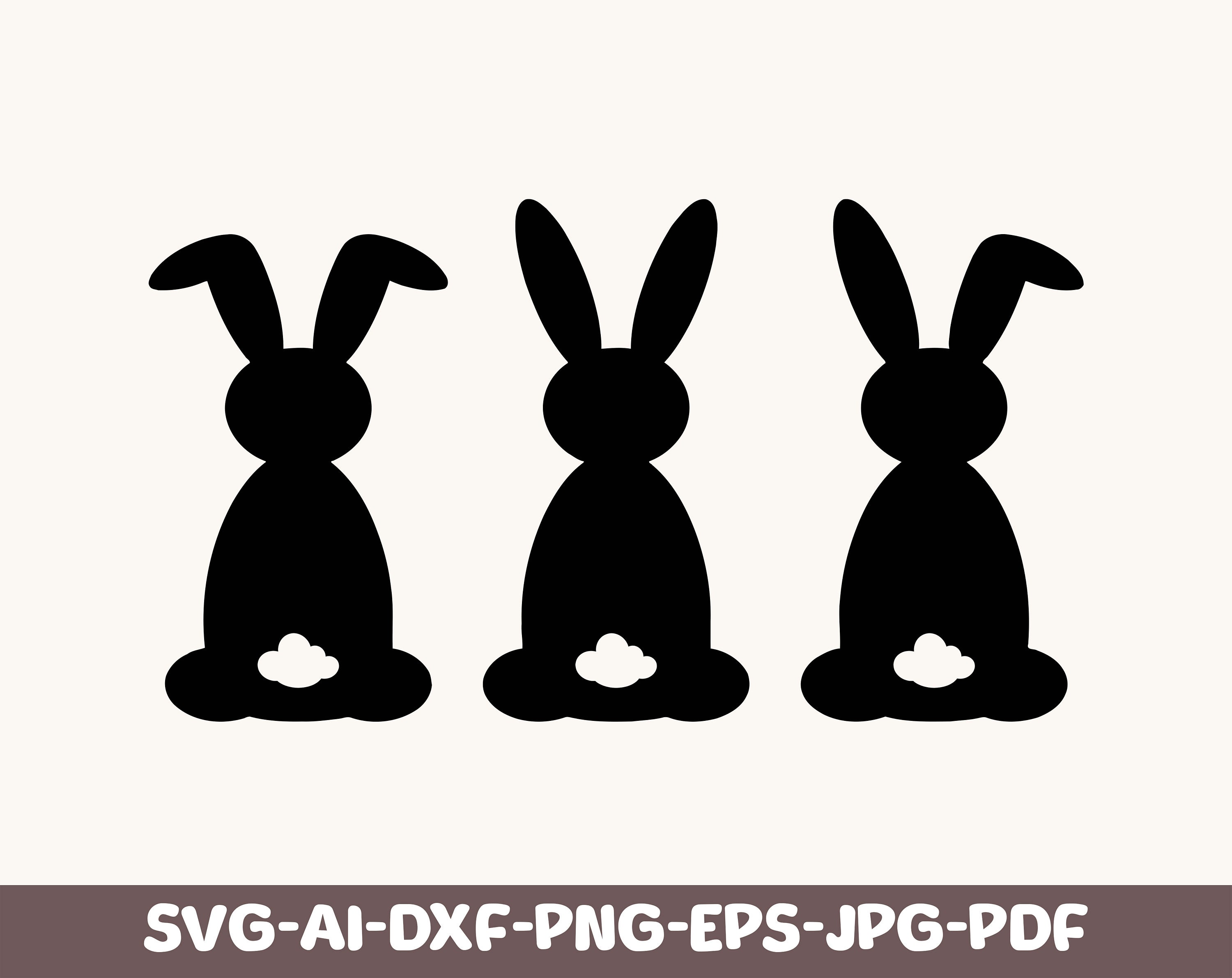 Easter Bunny Svg, Bunnies SVG, Bummy Svg, Digital Cut File for Cricut ...