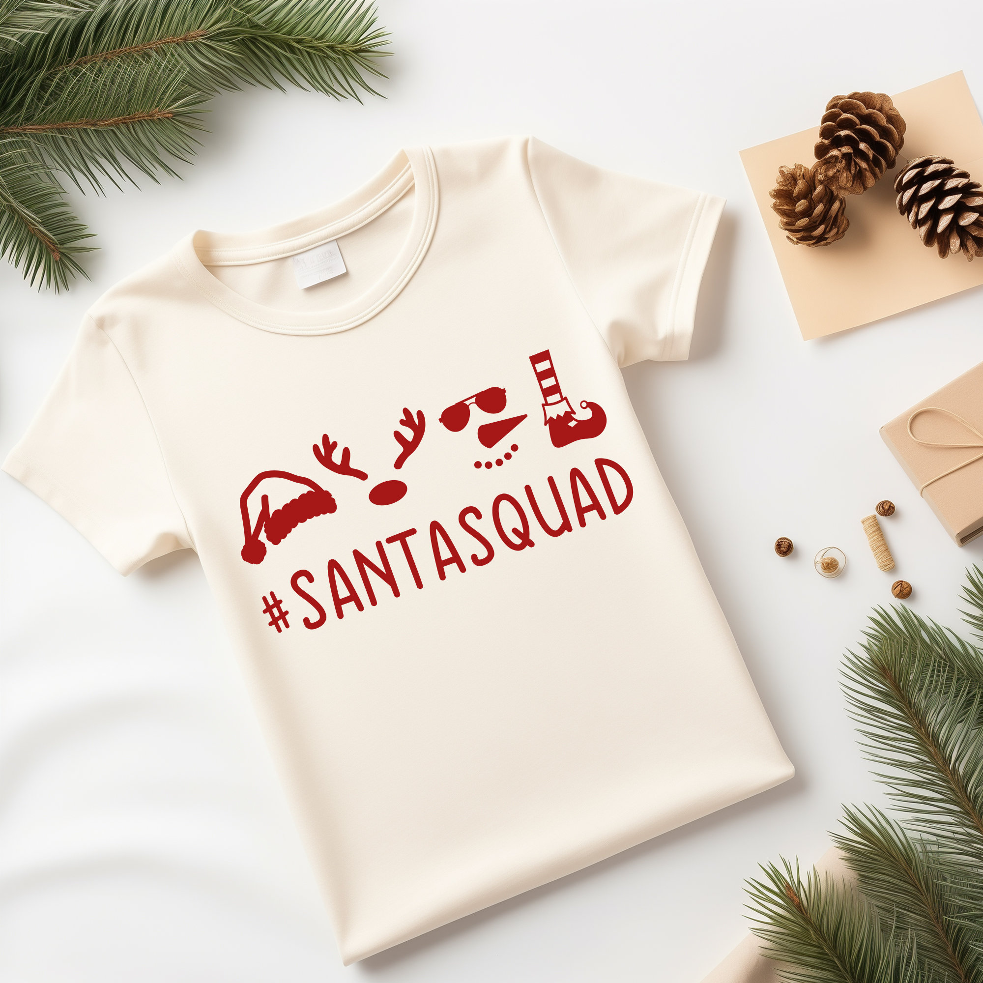 Santa Squad Svg, Christmas Shirt Svg Design, Kids Christmas Svg, Santa ...