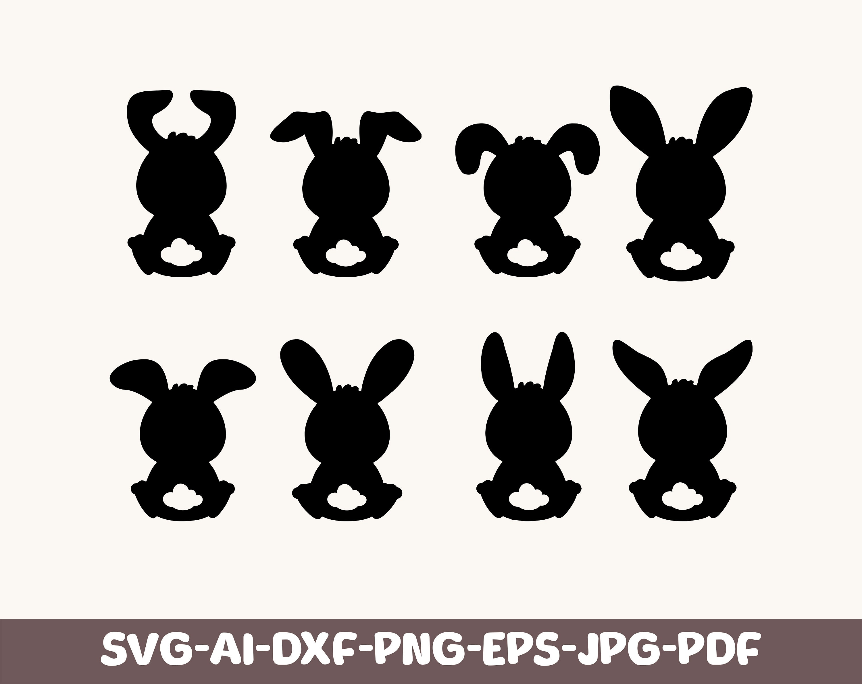 Bunnies SVG, Easter Bunny Svg, Bummy Svg, Digital Cut File for Cricut ...