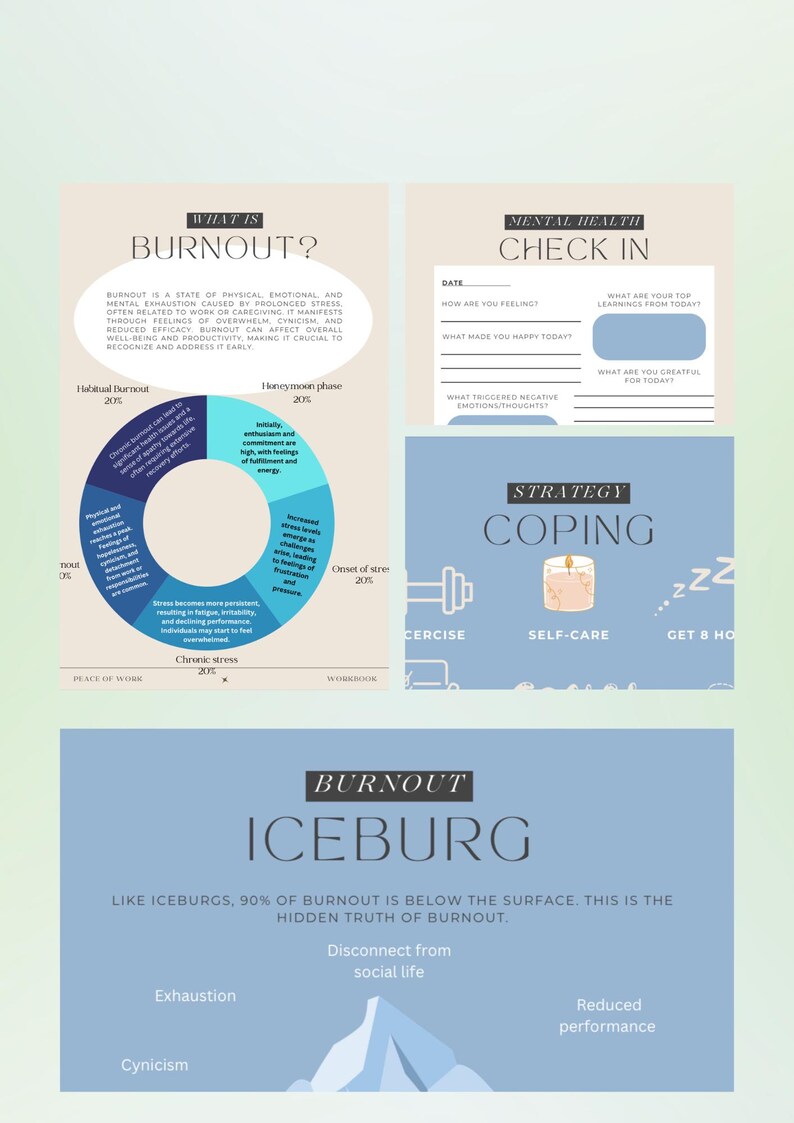 Printable Career Development Workbook | Self-help Guide for Job Goals ...