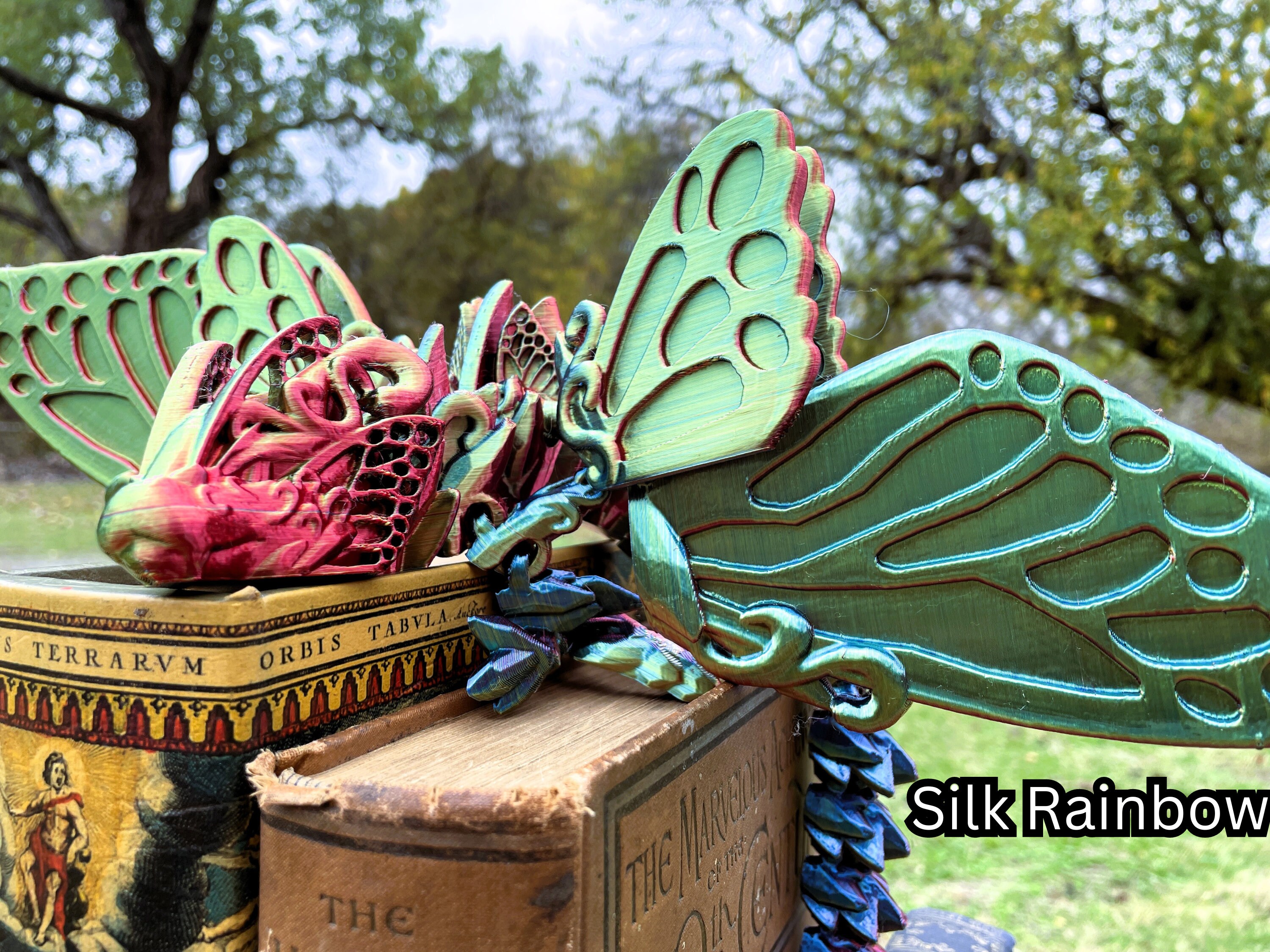 Butterfly Dragon - 3D Printed Sensory Articulated Fidget Toy - Design ...