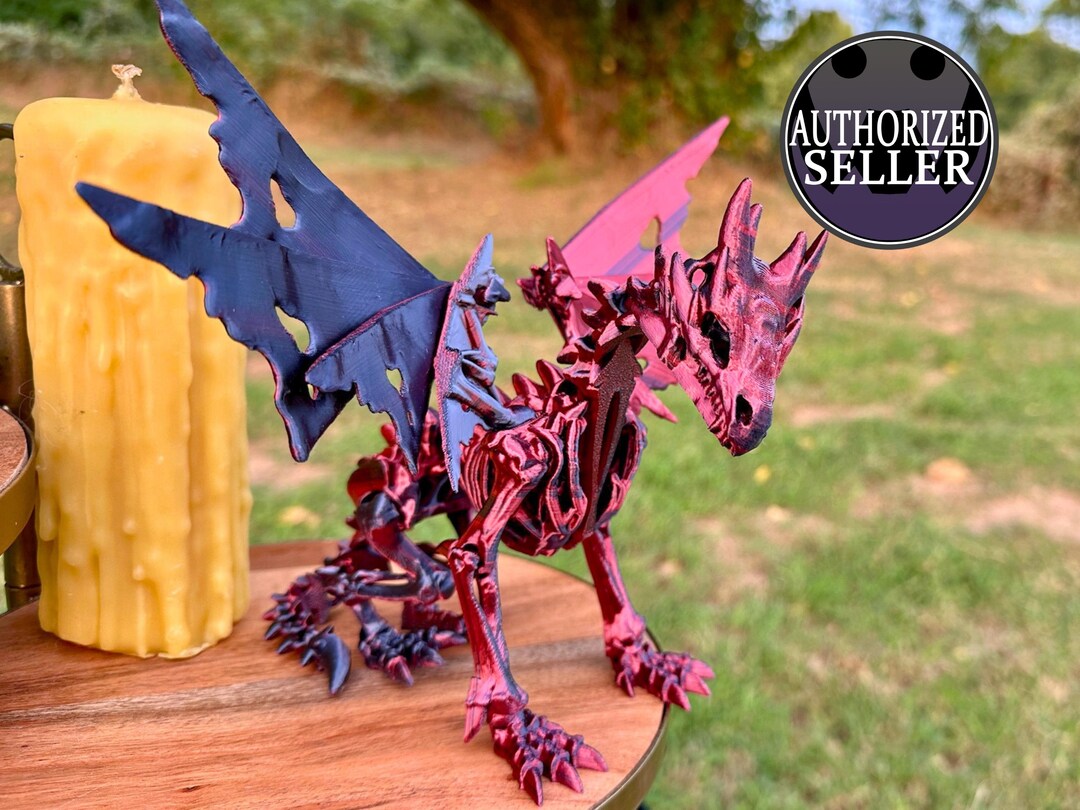 Wraithwing Dragon - 3D Printed Display Piece - Design by Cinderwing3d ...