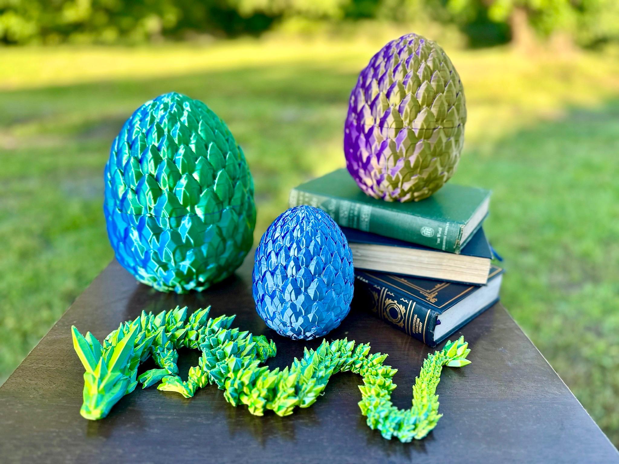 Dragonscale Eggs - 3D Printed Container - Design by Cinderwing3d ...