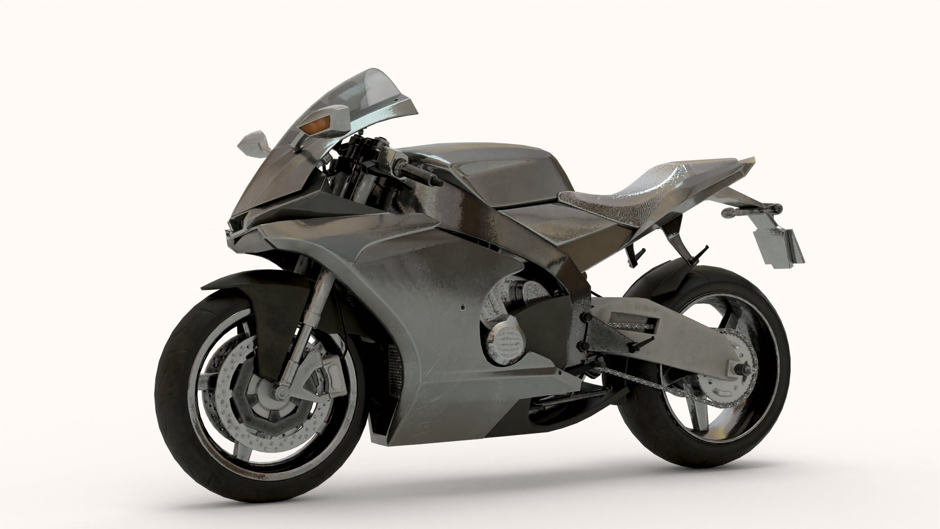 3D Model of Sports Bike Low Poly 3D Models - Etsy