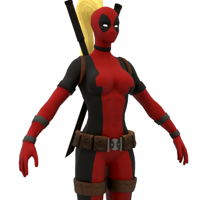 Lady Deadpool Costume - Etsy