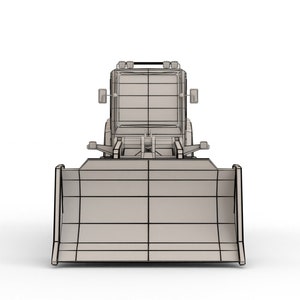 3d Model Bulldozer PBR Digital Files Instant Download - Etsy