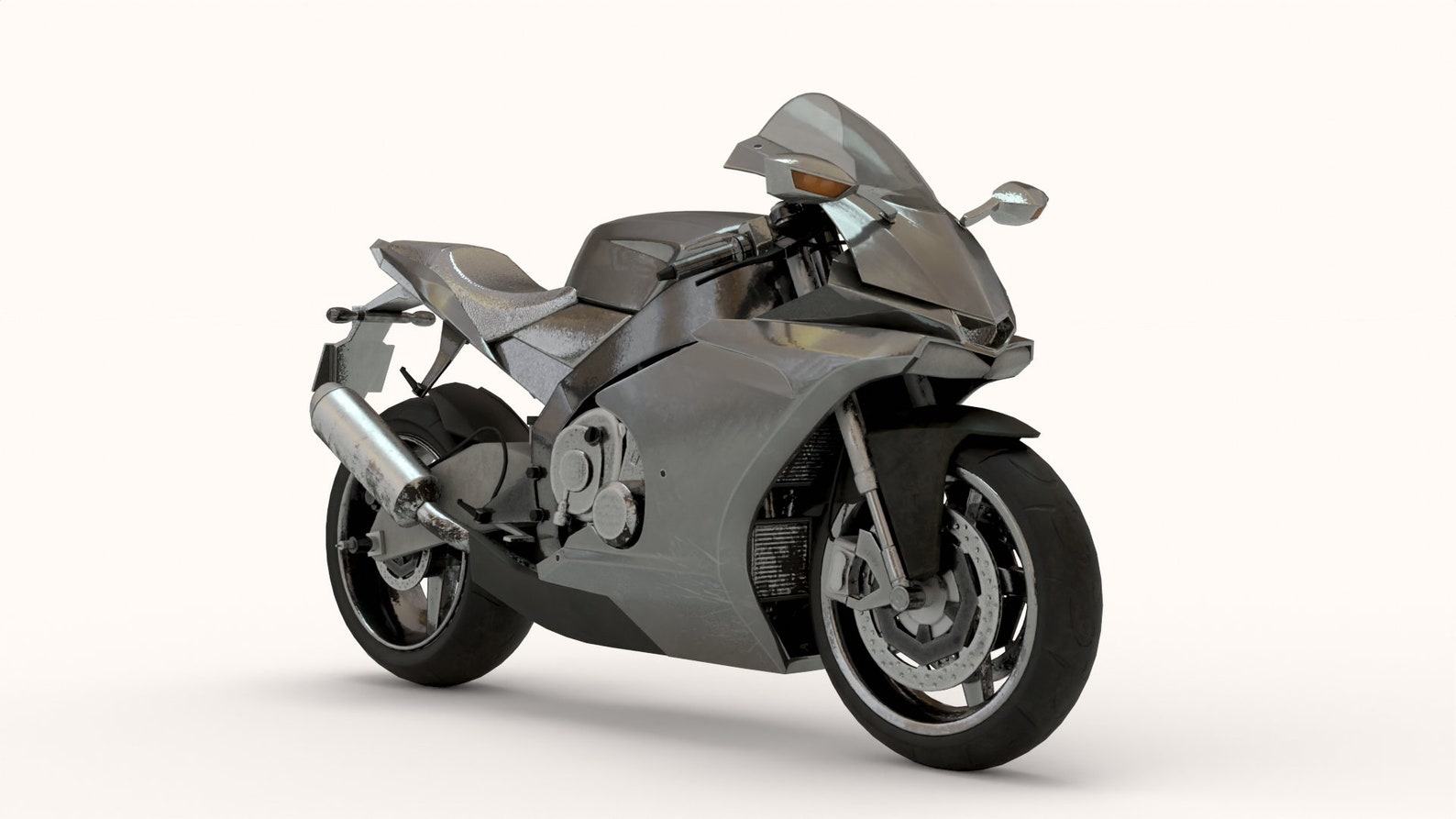3D Model of Sports Bike Low Poly 3D Models - Etsy