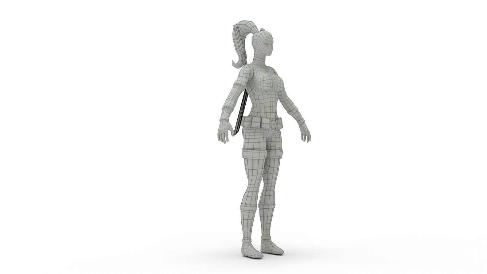 Lady Deadpool 3D Models Gaming Character - Etsy