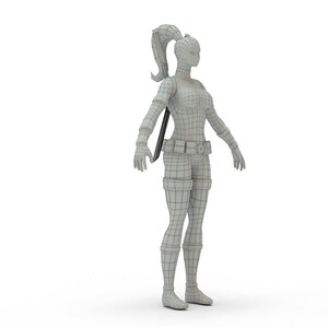 Lady Deadpool 3D Models Gaming Character - Etsy