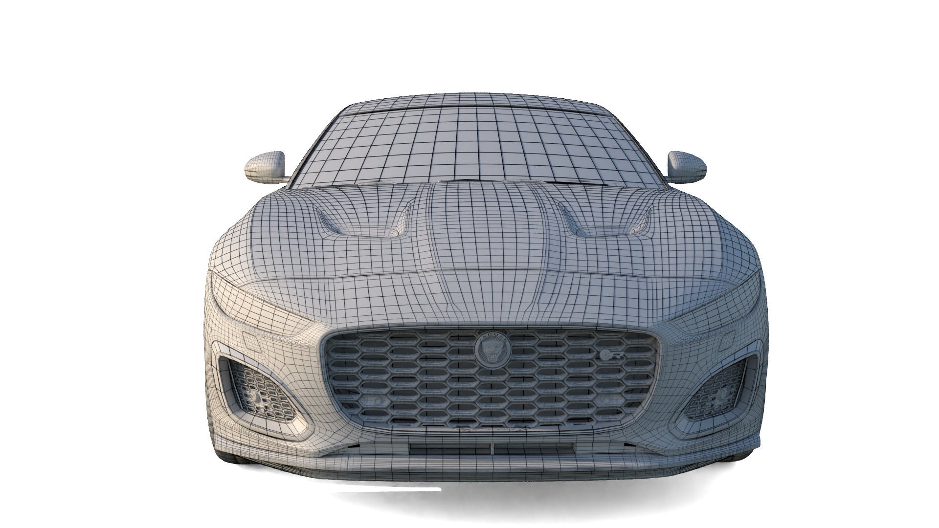 Jaguar F-type 3D Models Luxury Sports Car File Formats Such as .OBJ and ...