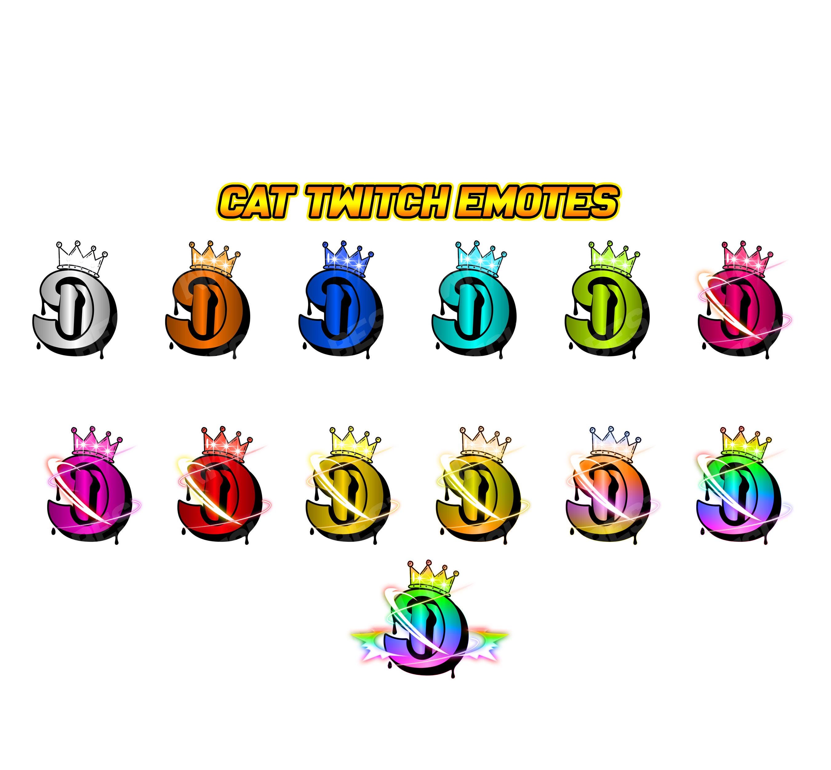 D Letter Twitch Bits Badges, Logo Streamer Badges, Kick Badges, Flair ...