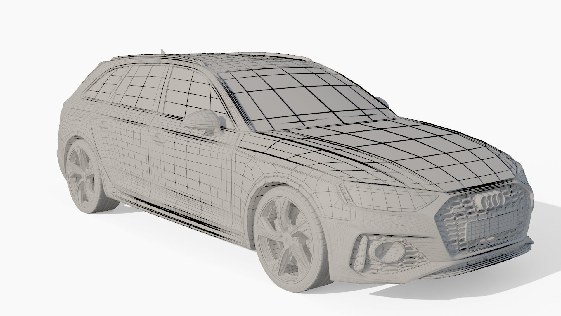 Audi RS4 Avant 2020 3D Gaming Models - Etsy