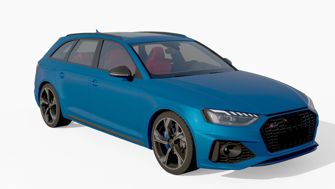 Audi RS4 Avant 2020 3D Gaming Models - Etsy